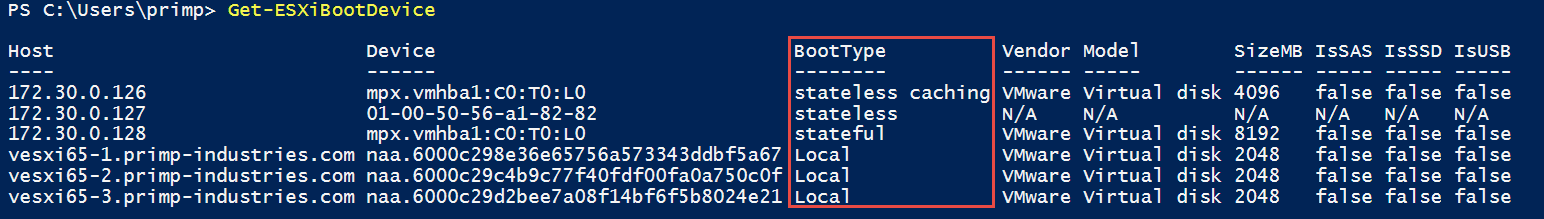 Identifying Esxi Boot Method And Boot Device