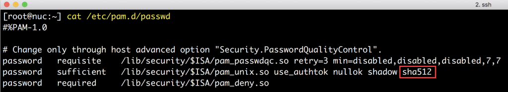 Quick Tip - What hashing algorithm is supported for ESXi Kickstart password?
