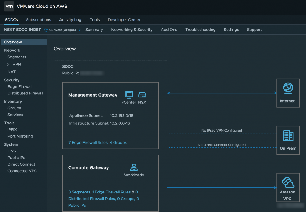 Getting started with the new NSX-T Policy API in VMC