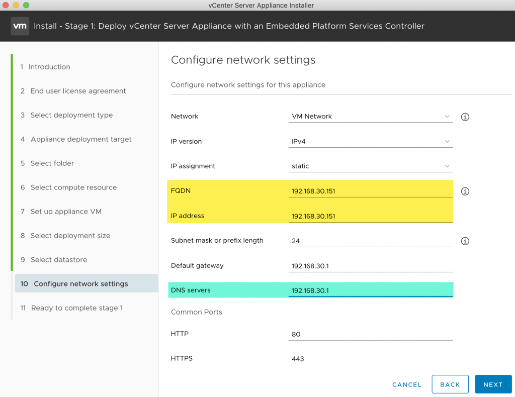 Is a DNS server still required when using a Static IP for VCSA?