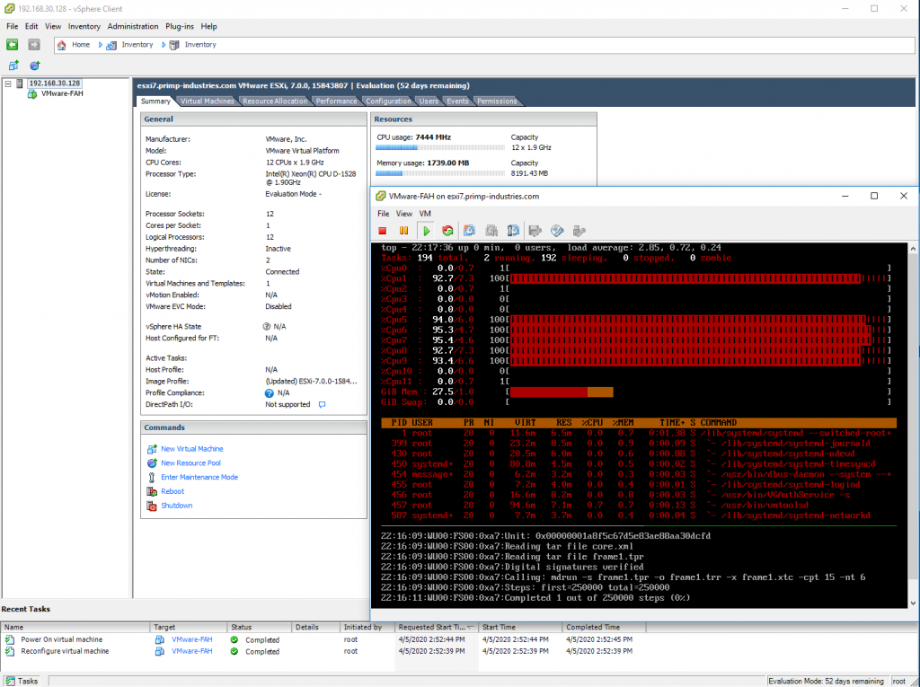 A trip down memory lane with the vSphere C# Client and ESXi 6.7 & 7.0