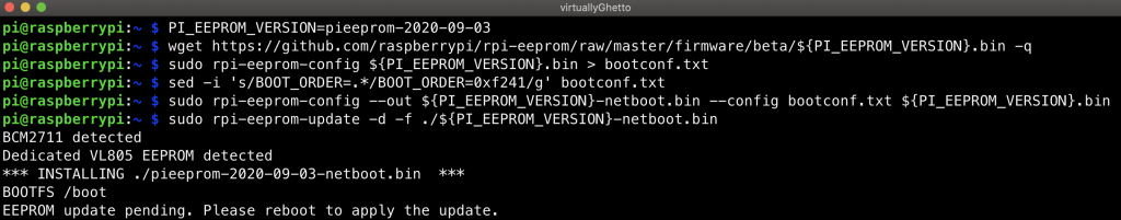 Automated network scripted installation of ESXi-Arm without SD Card