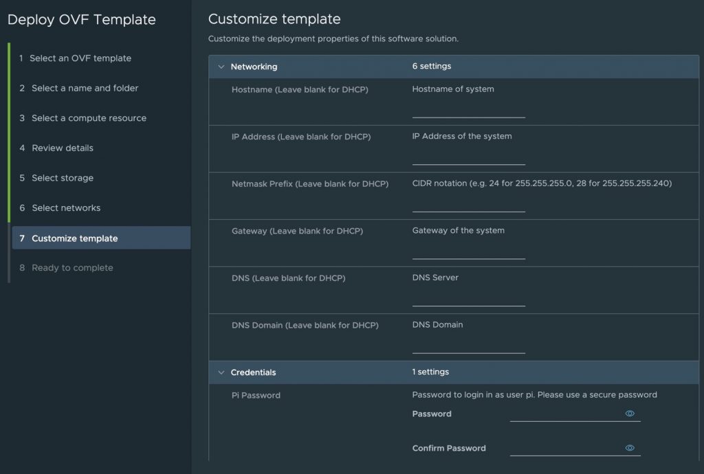 How to build a customizable Raspberry Pi OS Virtual Appliance (OVA)?