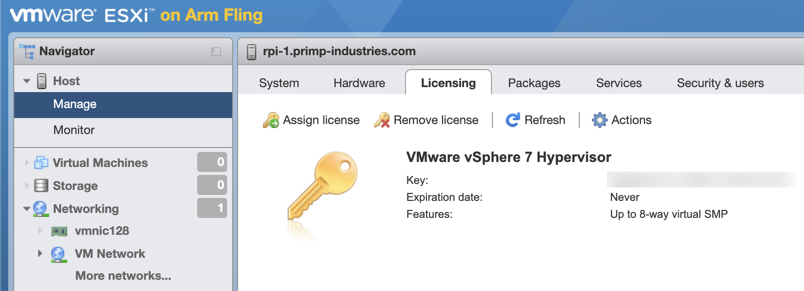 ESXi-Arm Licensing Options